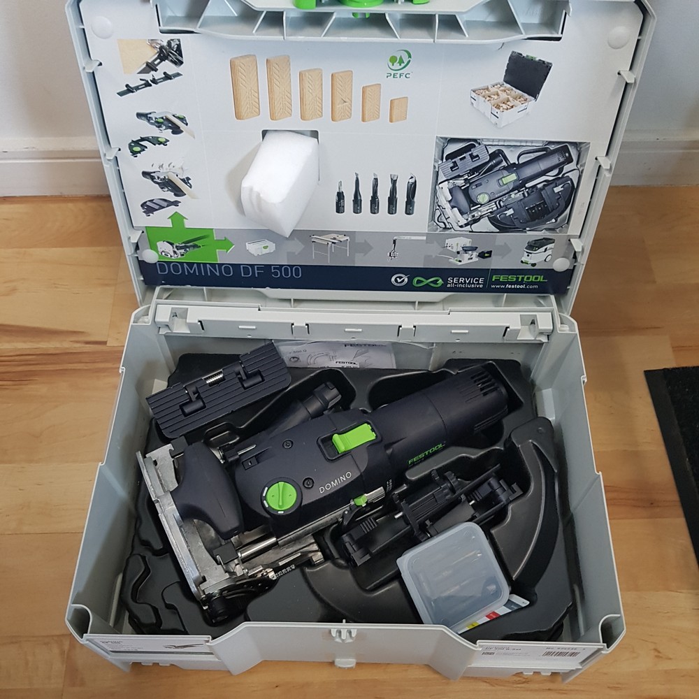 Used Festool Domino Cutter DF 500 Starter Kit – Coast Machinery Group