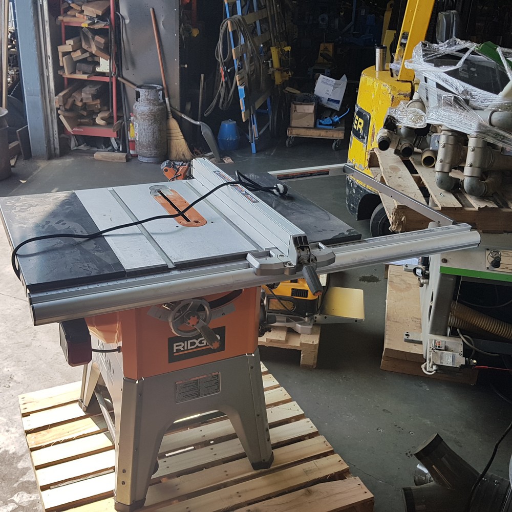 Used Rigid 13 Amp 10 In Professional Cast Iron Table Saw Coast Used Rigid 13 Amp 10 In Professional Cast Iron Table Saw Coast