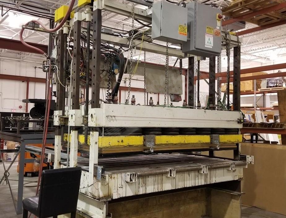 Used Tyler Power Pod Cold Press 5' x 8' – Coast Machinery Group