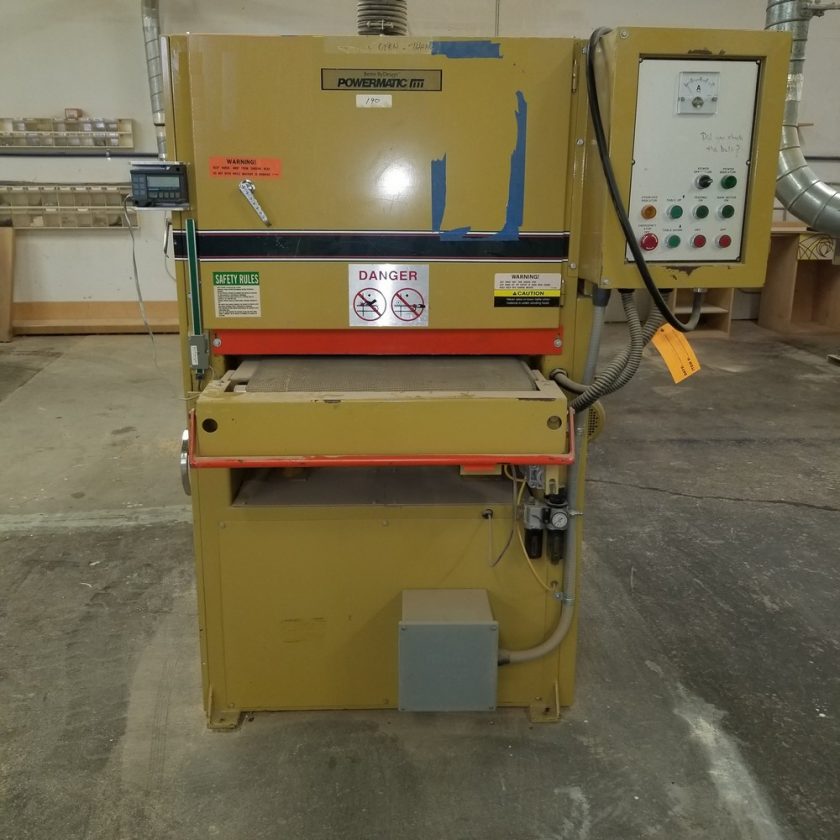 Used Powermatic PM25 24in Wide Belt Sander W Extra Belts – Coast ...