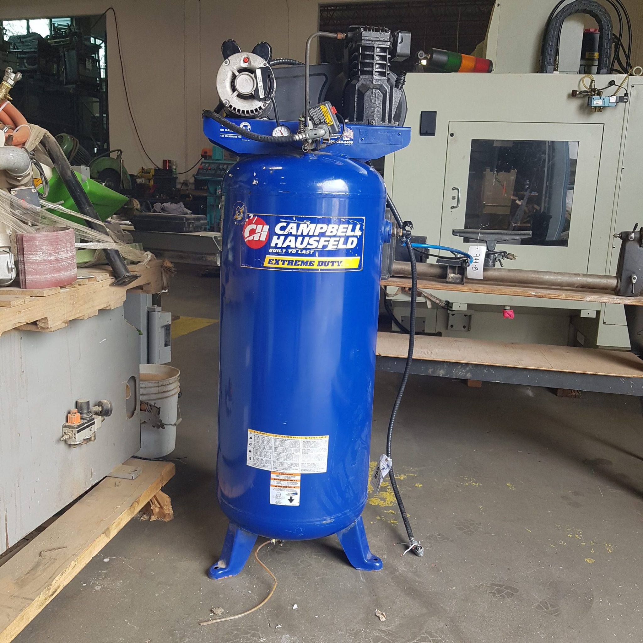Used Campbell Hansfield 7HP Piston Compressor Coast Machinery Group