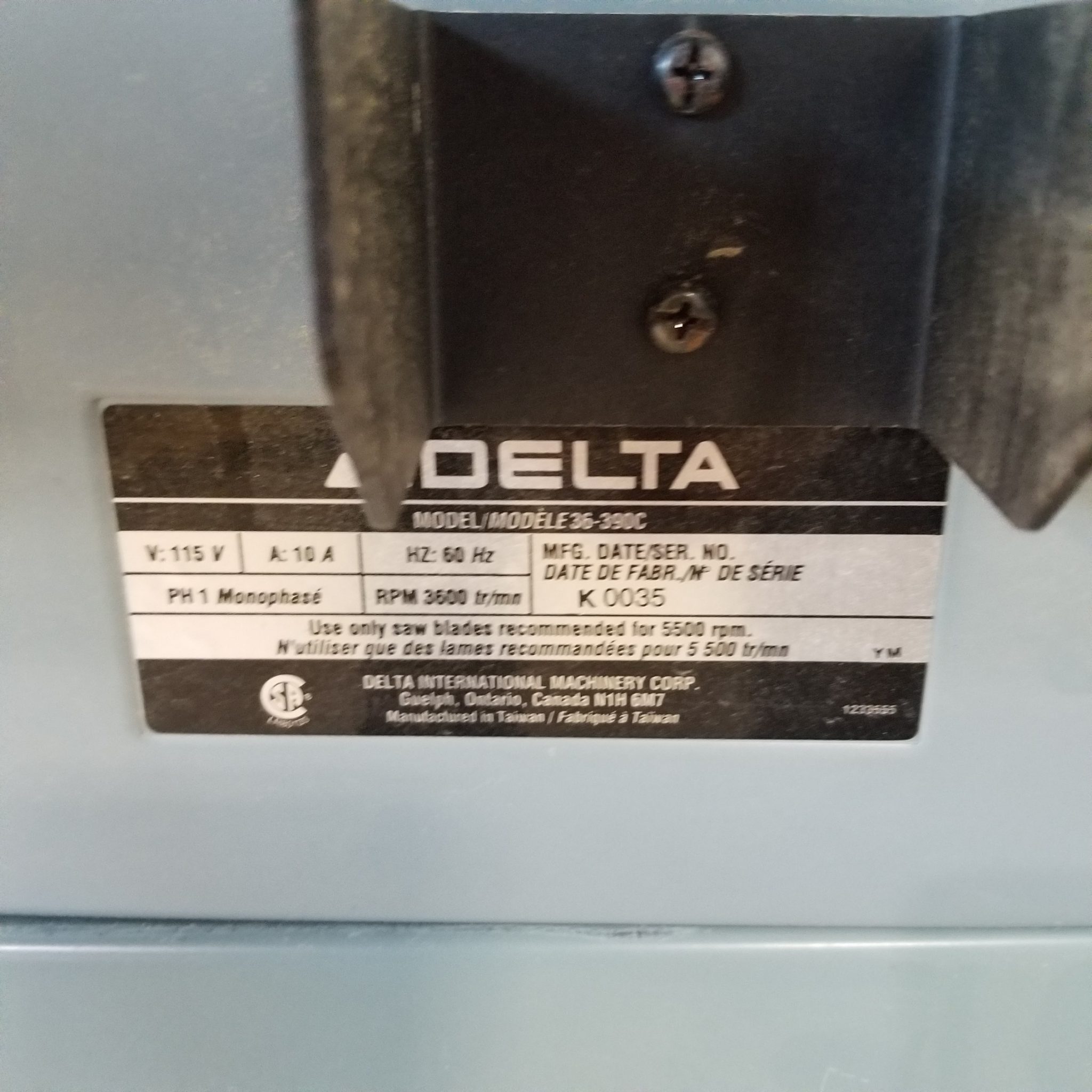 Used Delta 36-390C Table Saw – Coast Machinery Group