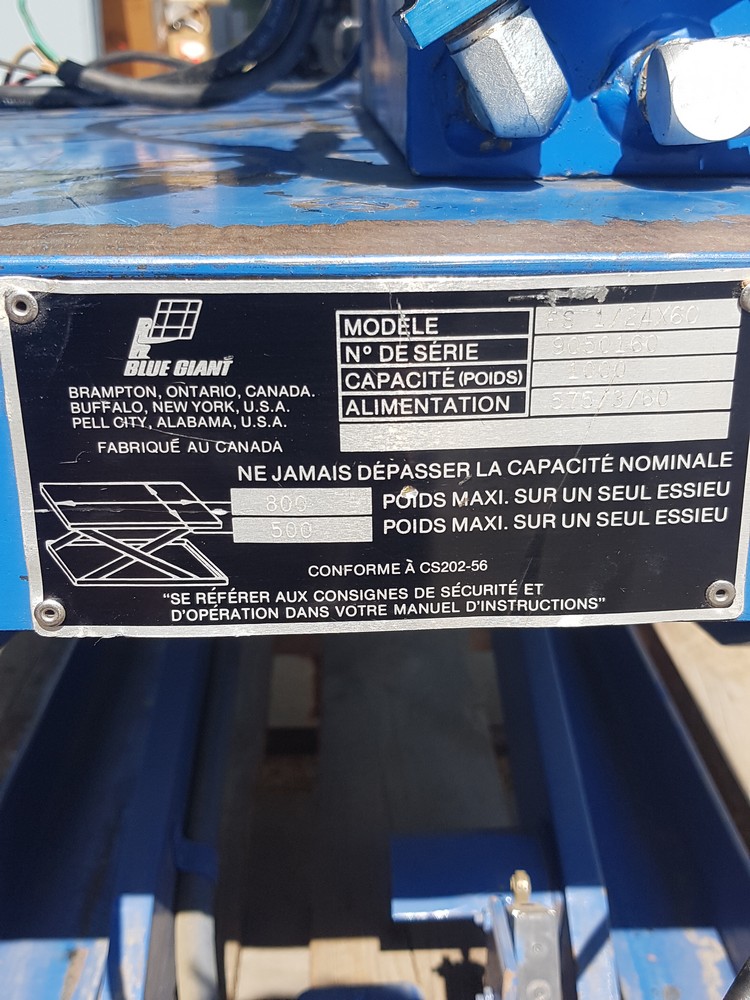 Blue Giant Scissor Lift – Coast Machinery Group