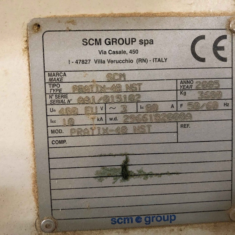 Used SCM Pratix 48 Nesting Table Router – Coast Machinery Group