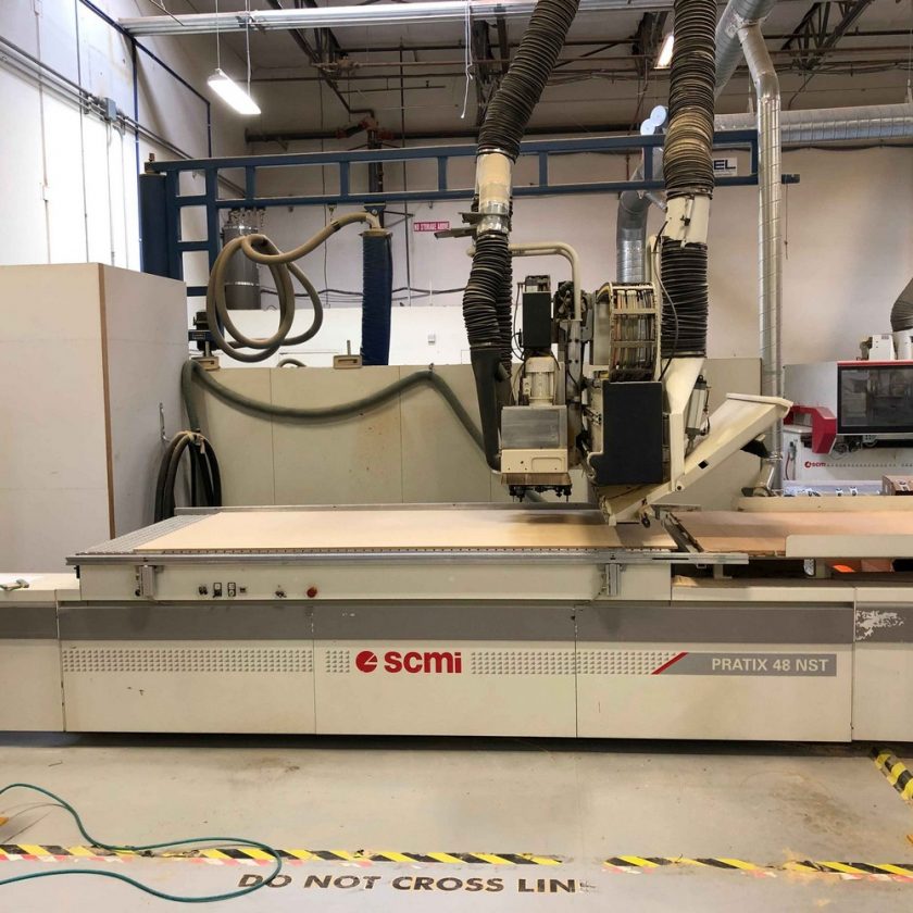 Used SCM Pratix 48 Nesting Table Router – Coast Machinery Group