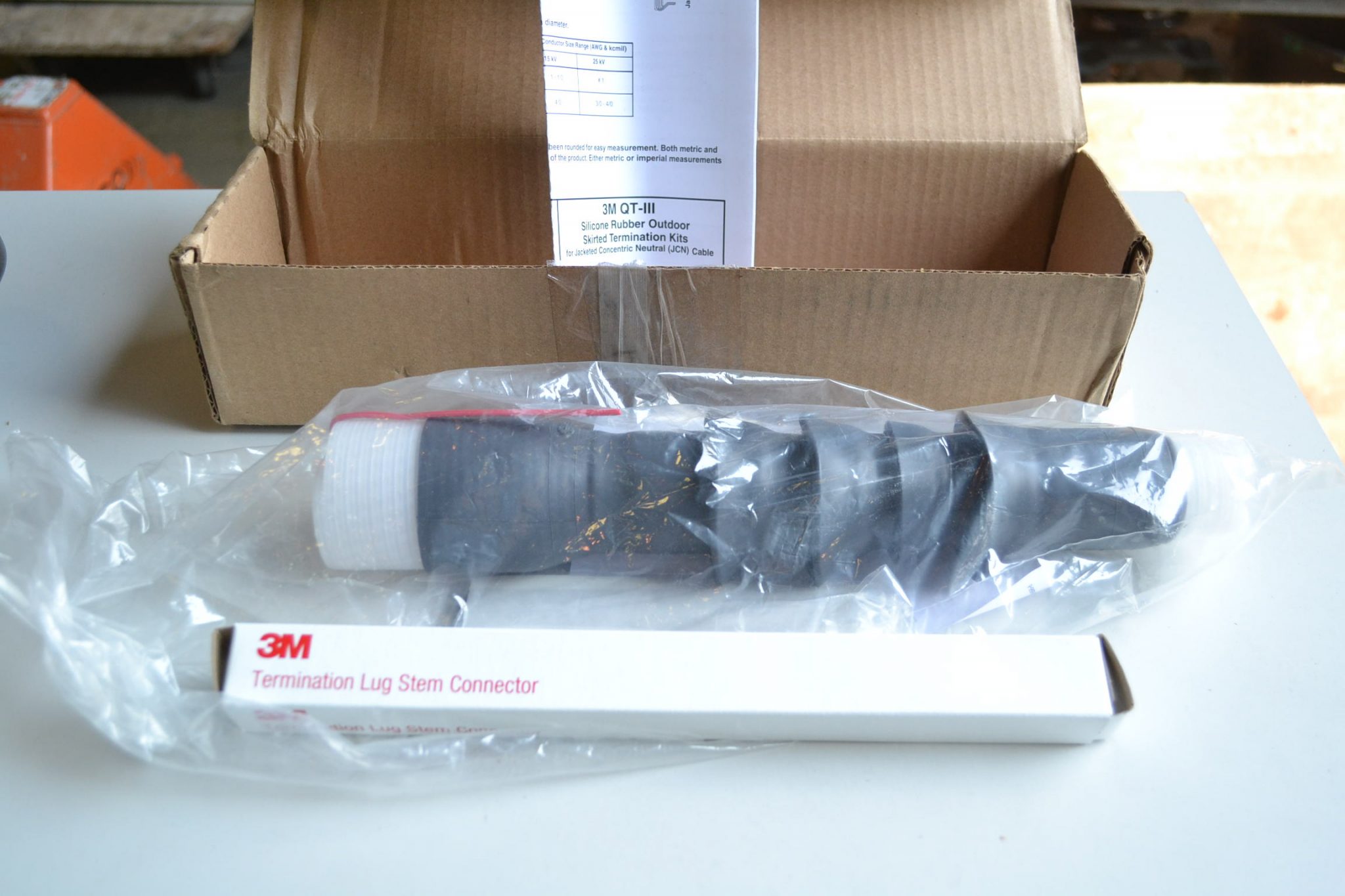 Used 3M QT-III Silicone Outdoor skirted termination kit – Coast ...