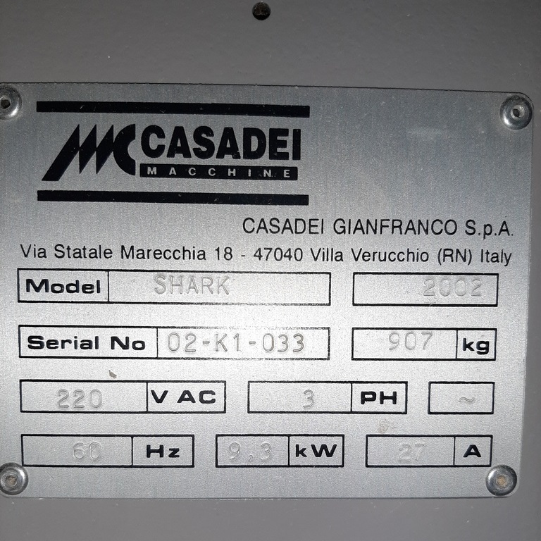 Used Casadei 10' Sliding Table Saw w/ Programmable Fence – Coast ...