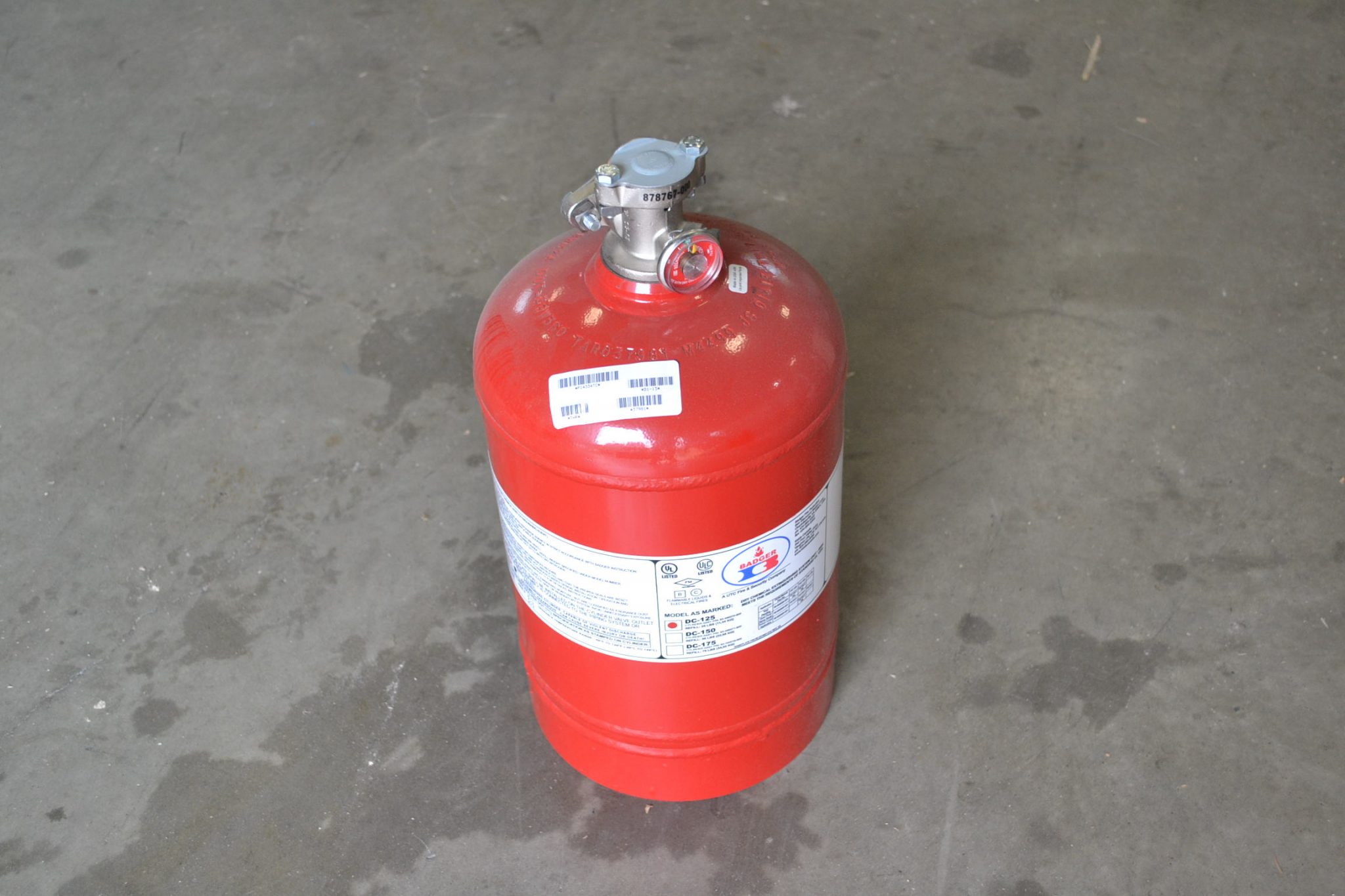 Used Badger DC-125 BC Dry Chemical Fire Extinguisher – Coast Machinery ...