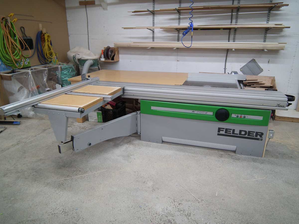 Used Felder K700 S Sliding Table Saw – Coast Machinery Group