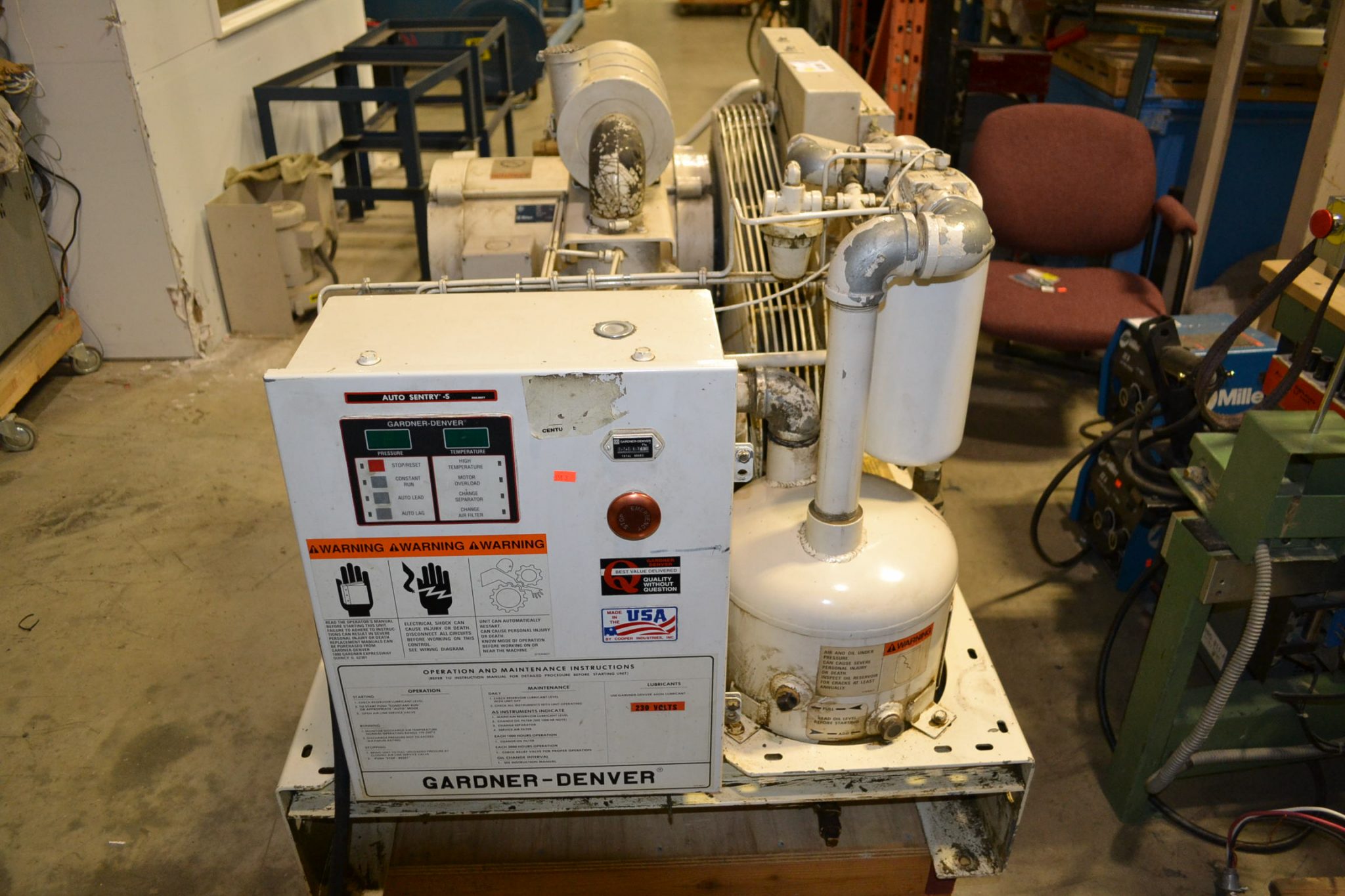 Used Gardner Denver EBE QGD 30HP Rotary Screw Air Compressor – Coast ...