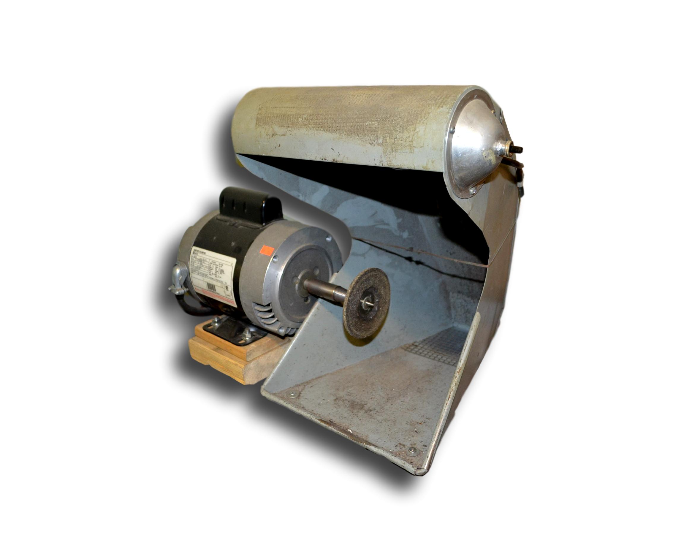 Used Polishing Machine with 1/2 H.P. Single Spindle Polishing Motor and ...