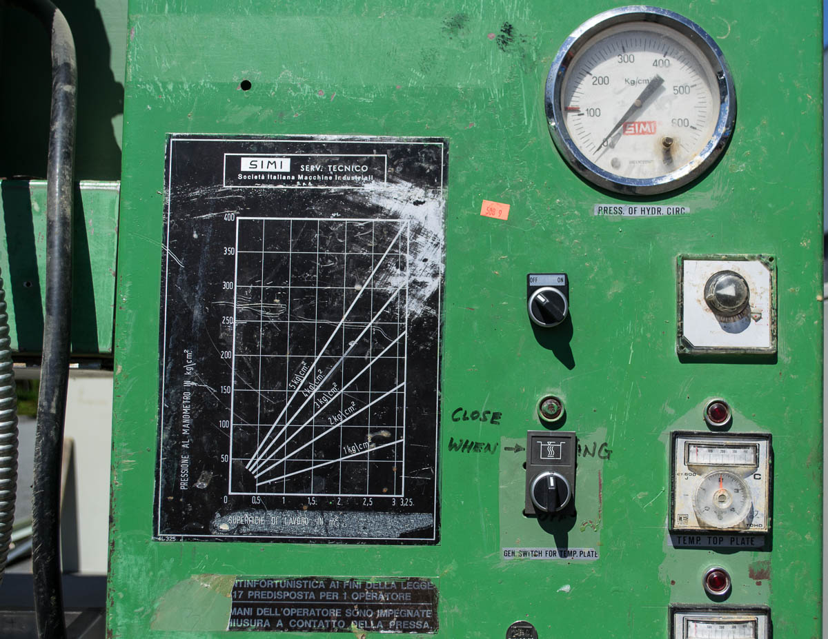 Used Simi SPM4L/454 Hot Press – Coast Machinery Group