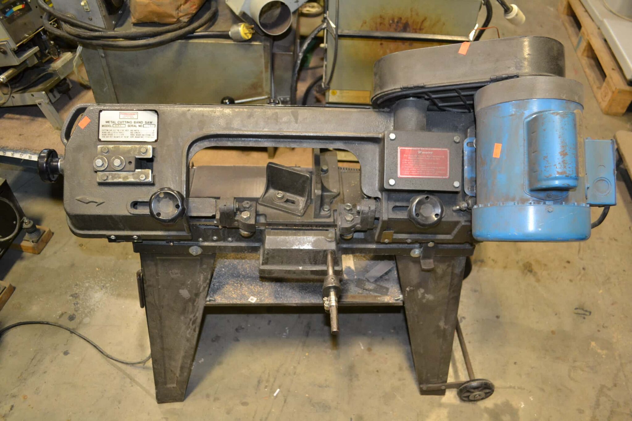Used Foremost Machinery Model 029A 5″ X 6″ Metal cutting band saw ...
