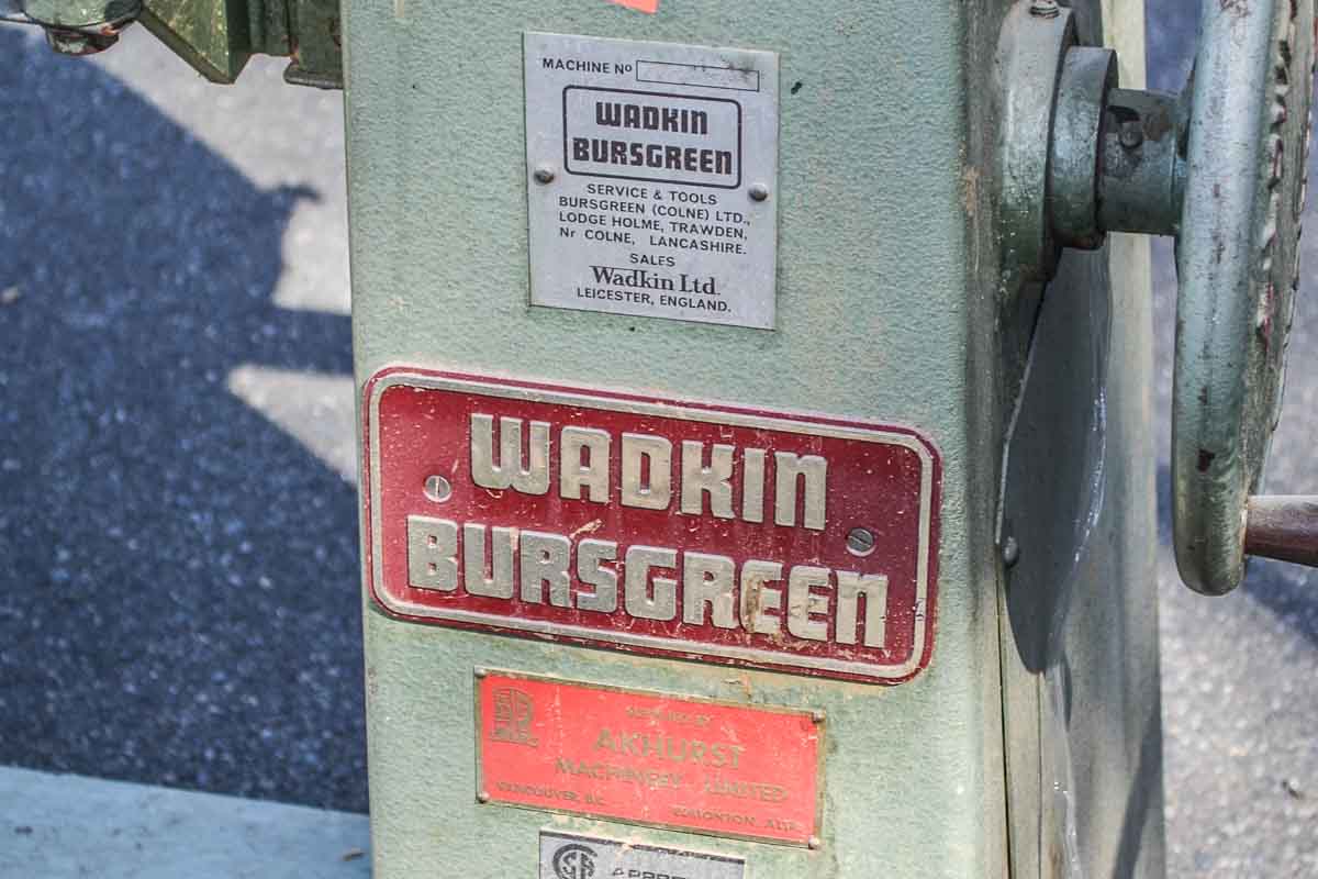 Used Wadkin Burscrew Bga1 Stroke Sander Coast Machinery Group