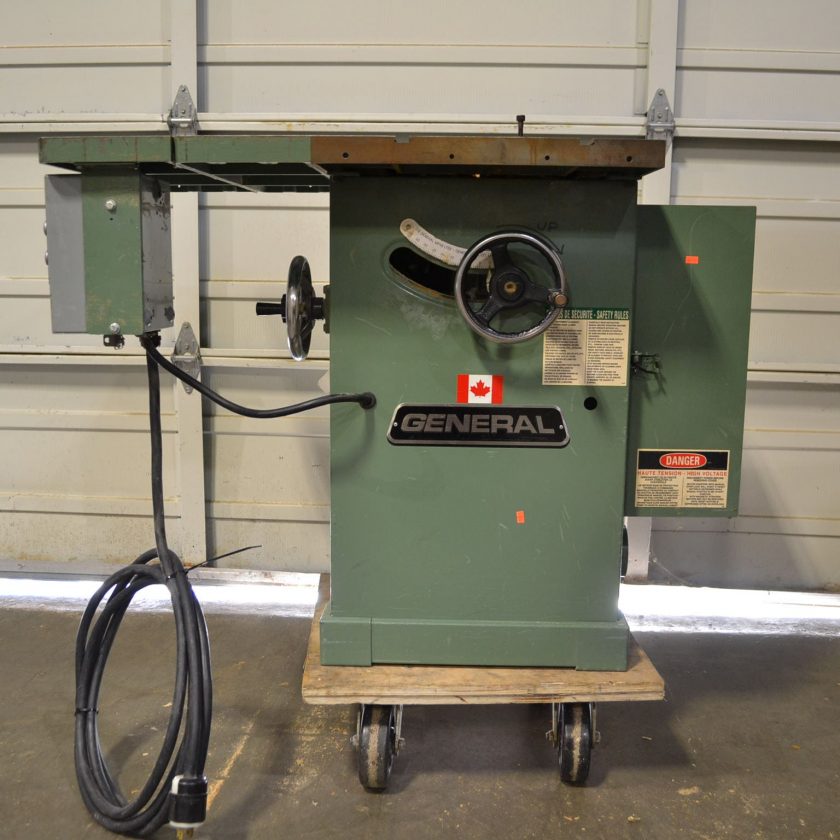 Used General 350 - 10" Table Saw – Coast Machinery Group