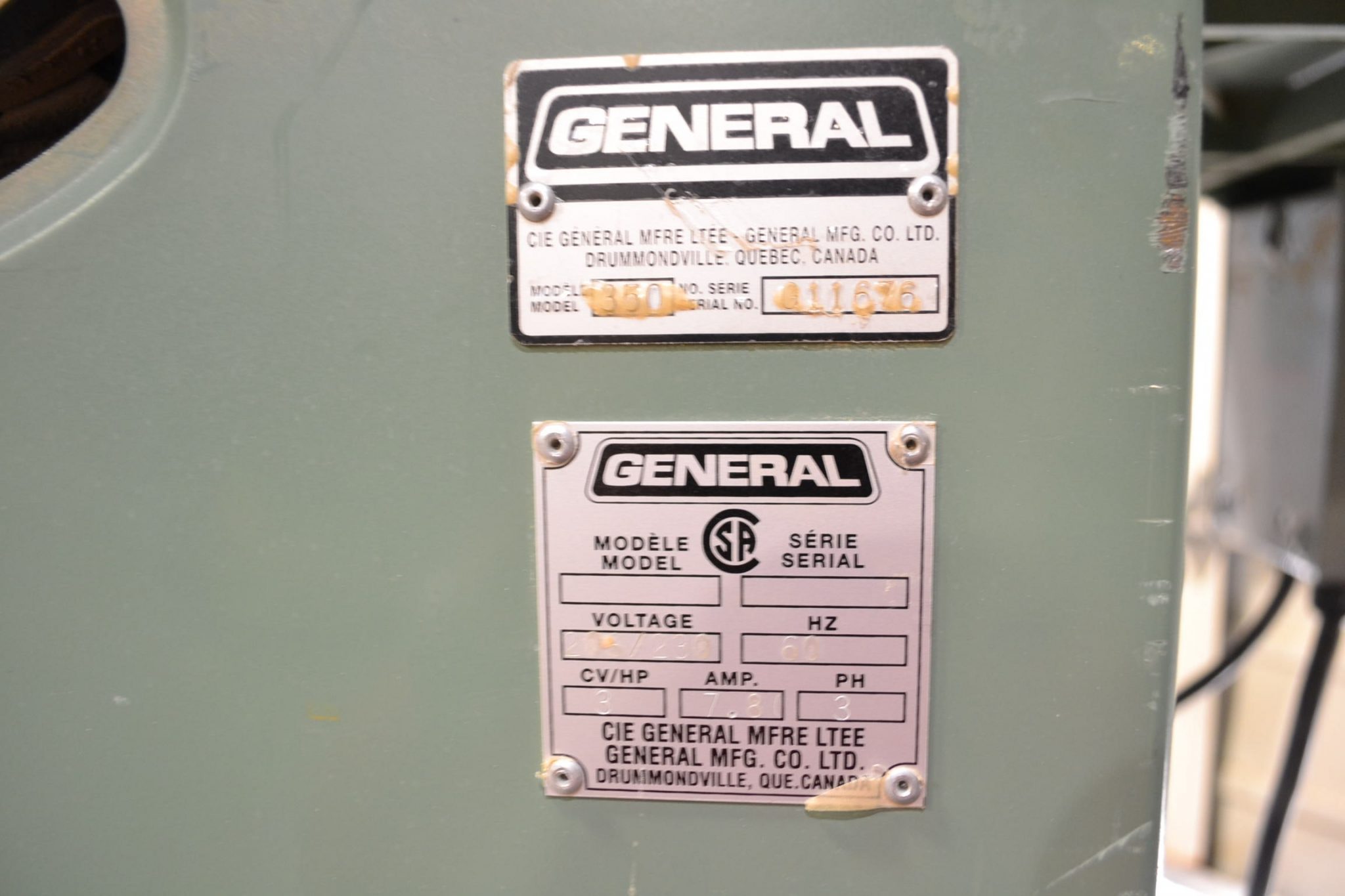 Used General 350 - 10" Table Saw – Coast Machinery Group