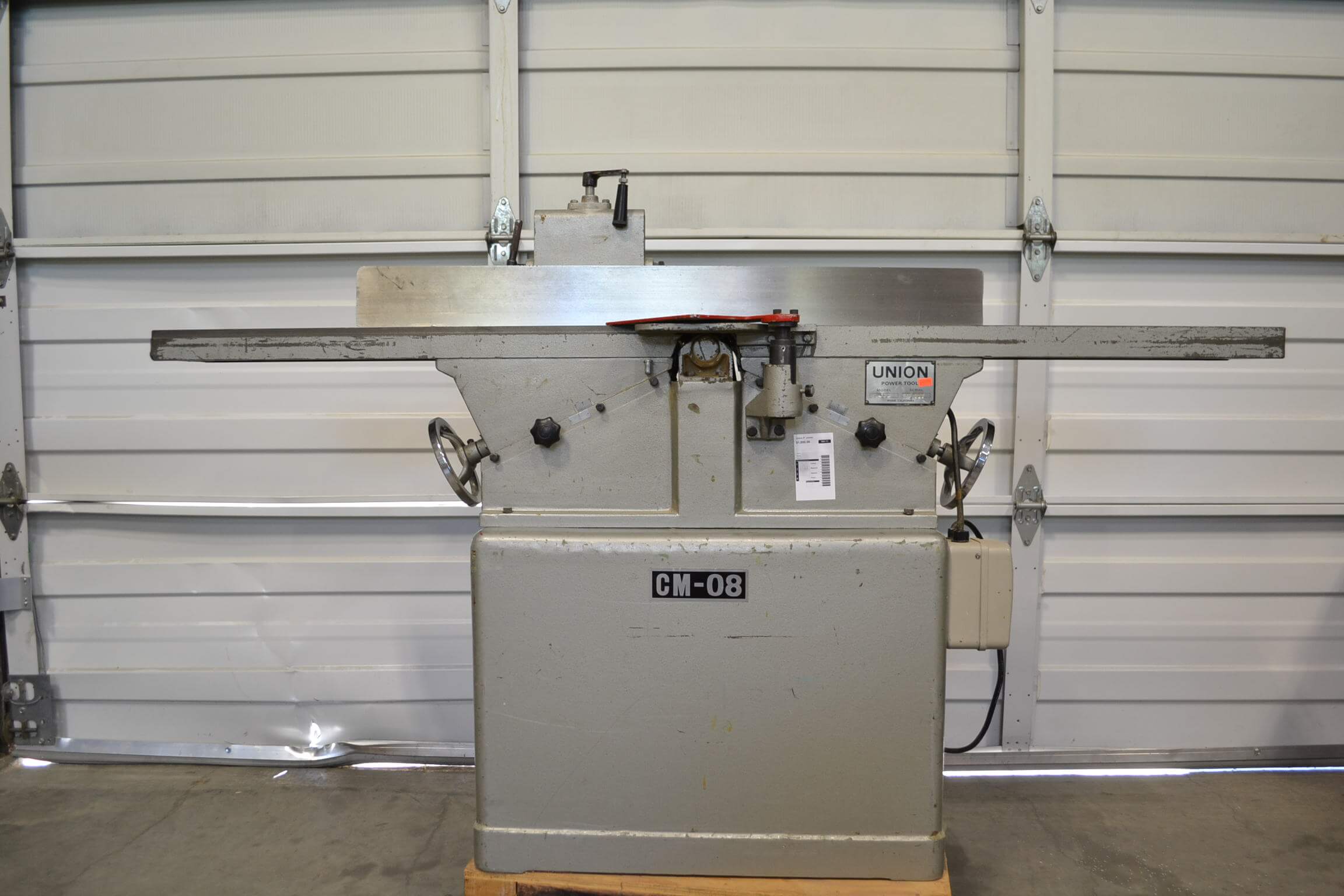 Used Union CM-08 Jointer 8 inch – Coast Machinery Group