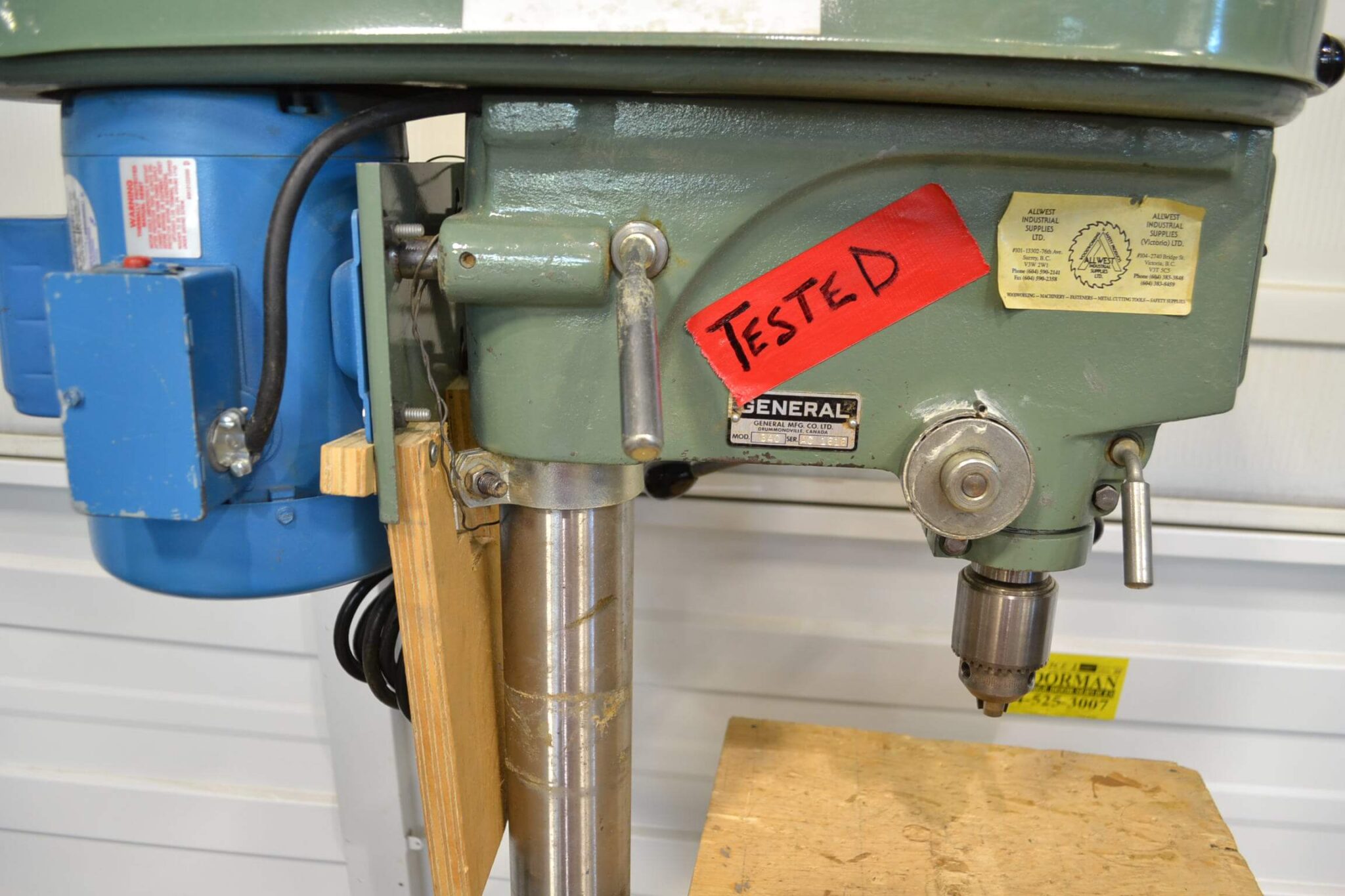 Used General 340 - 15 inch Drill Press – Coast Machinery Group