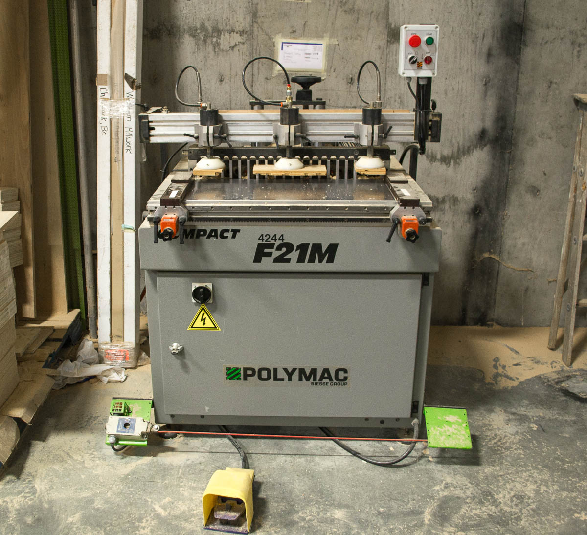Used Polymac F21M Single Head Boring Machine – Coast Machinery Group