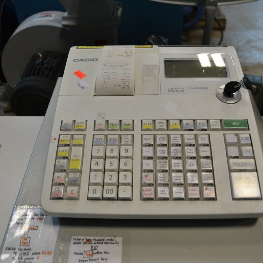 Casio PCR-T480 Electronic Cash Register – Coast Machinery Group