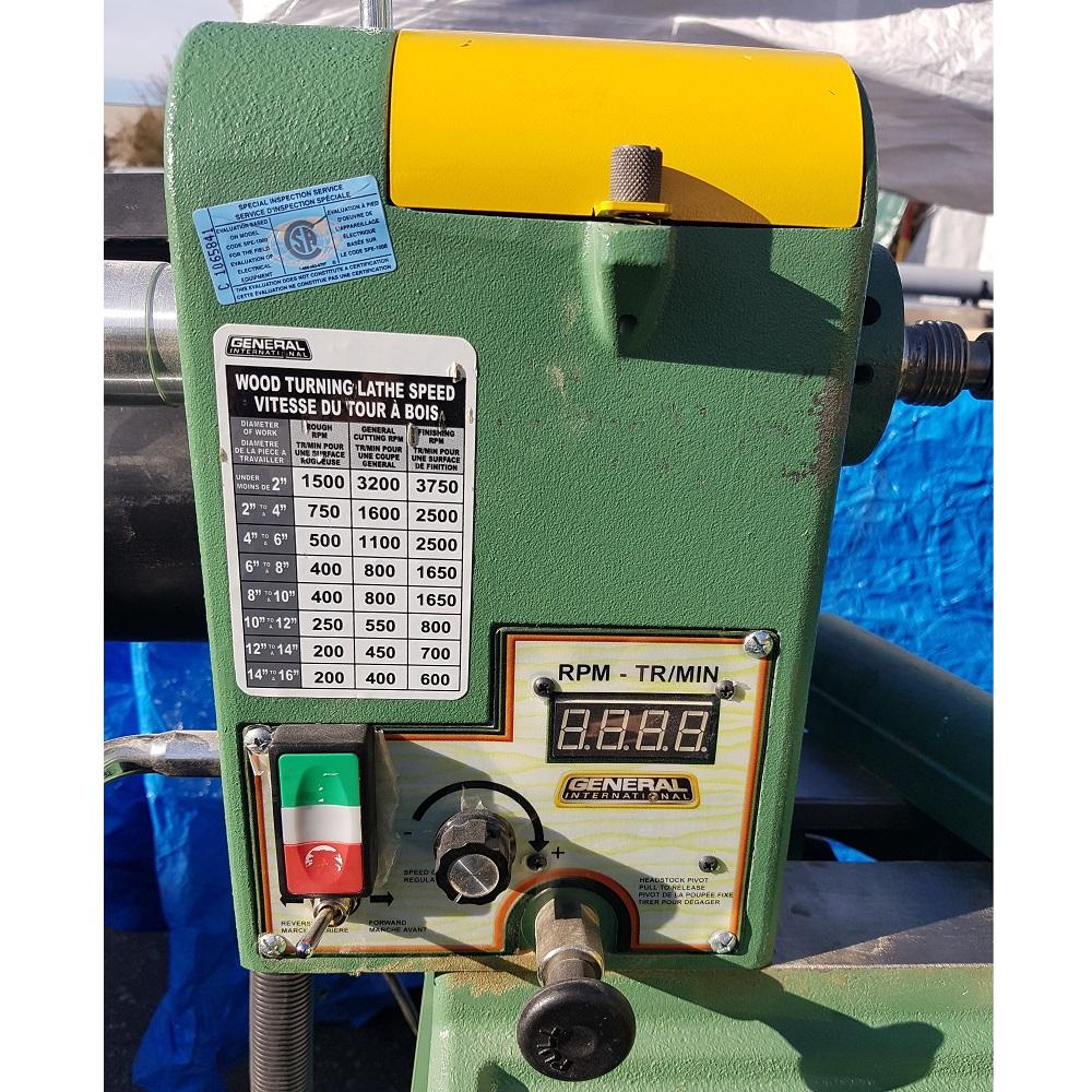 Used General Wood Lathe – Coast Machinery Group