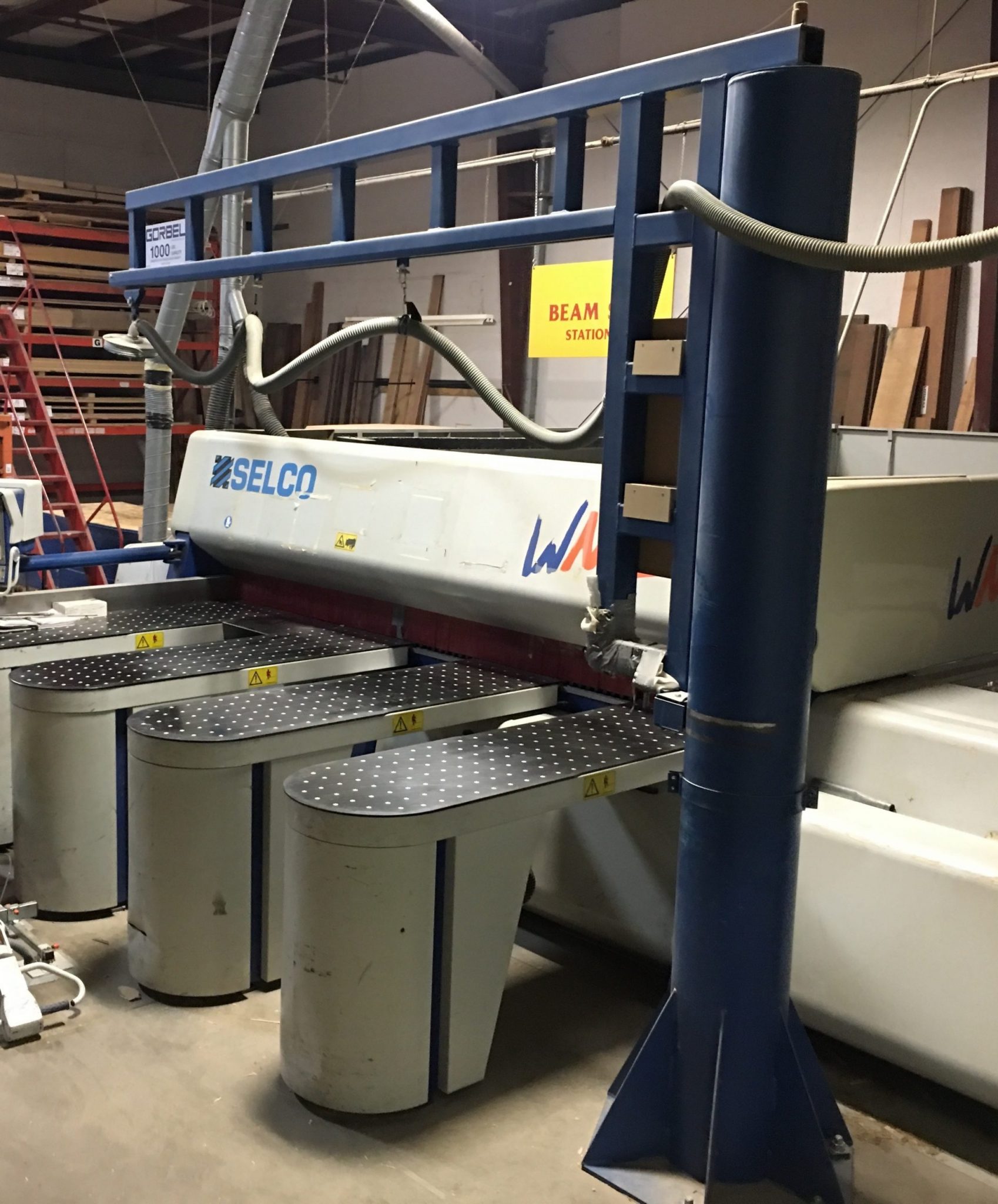 Used Gorbel vacuum lift with Schmalz lifting paddle – Coast Machinery Group