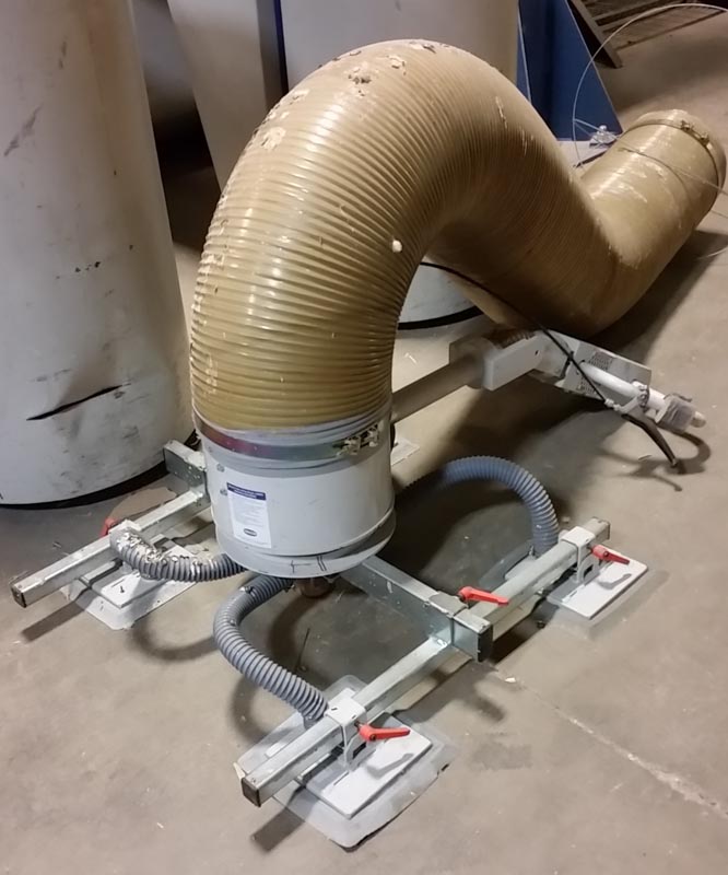 Used Gorbel vacuum lift with Schmalz lifting paddle – Coast Machinery Group