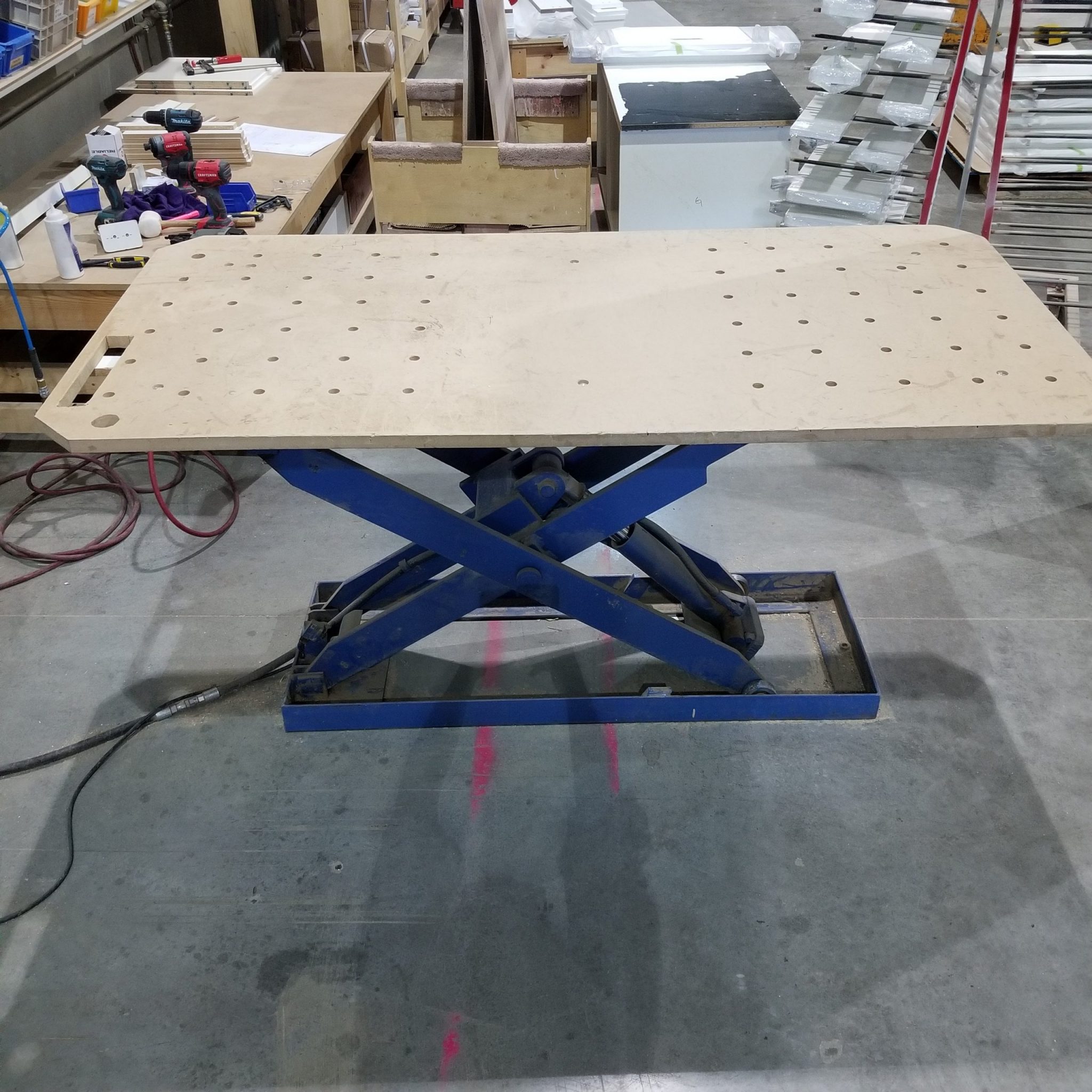 Used Blue Giant Scissor lift – Coast Machinery Group