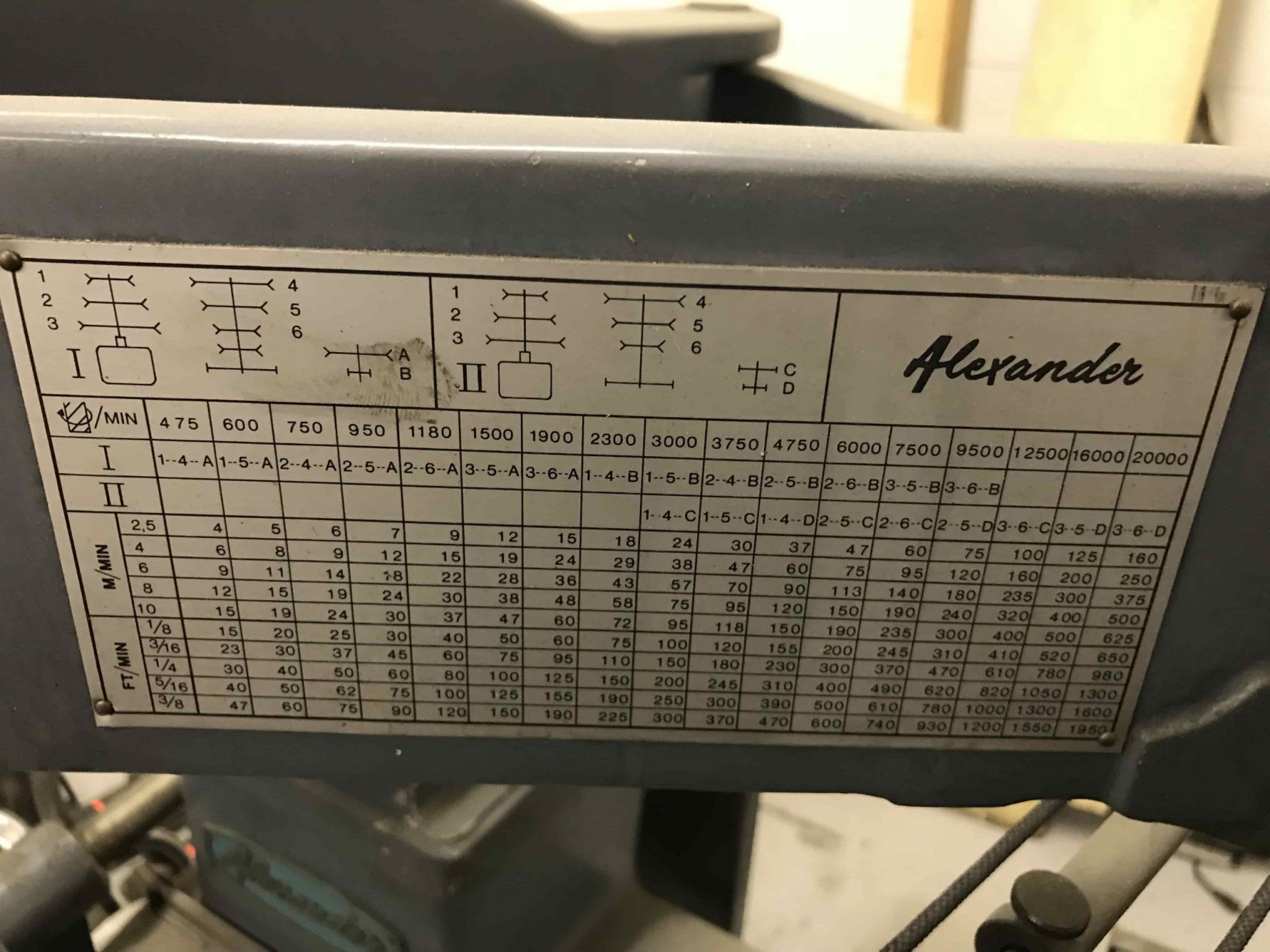 Used Alexander Model 3AS Universal Pantograph Die Sinking Engraving ...
