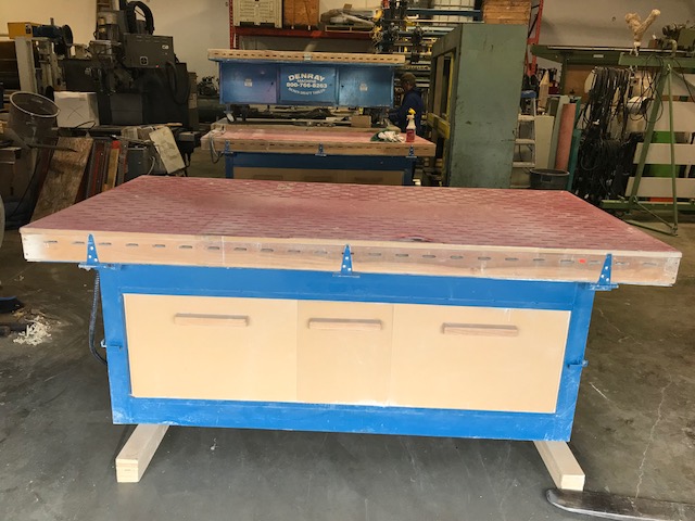 Used Denray 9600 96 x 48 Down Draft Table – Coast Machinery Group