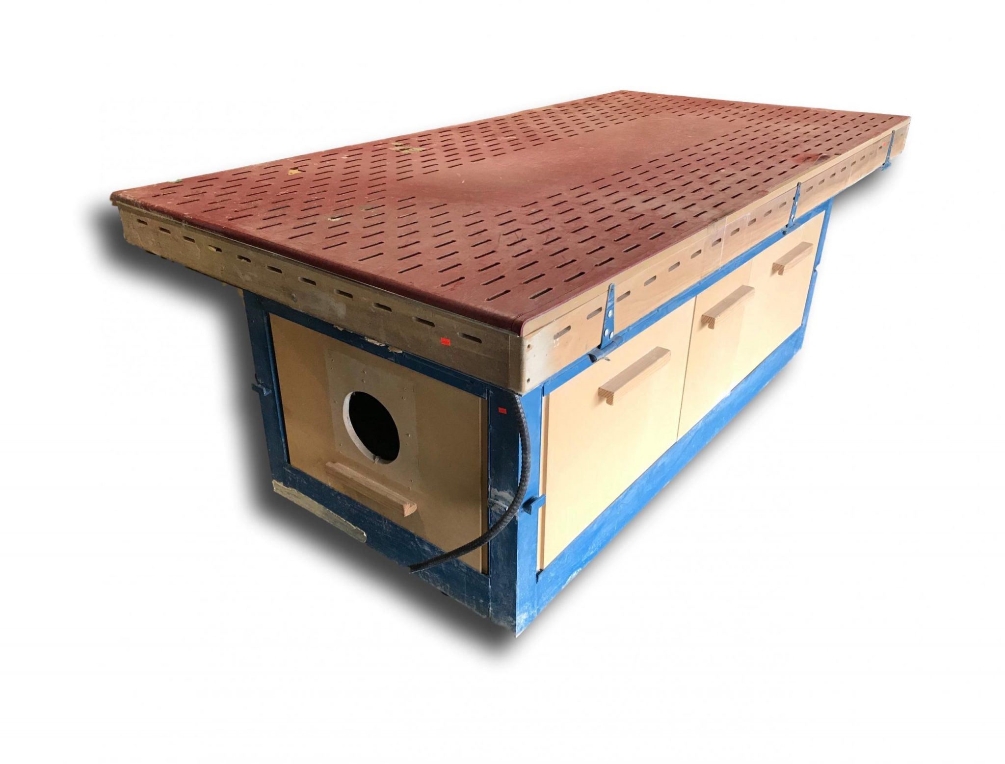 Used Denray 9600 96 x 48 Down Draft Table – Coast Machinery Group