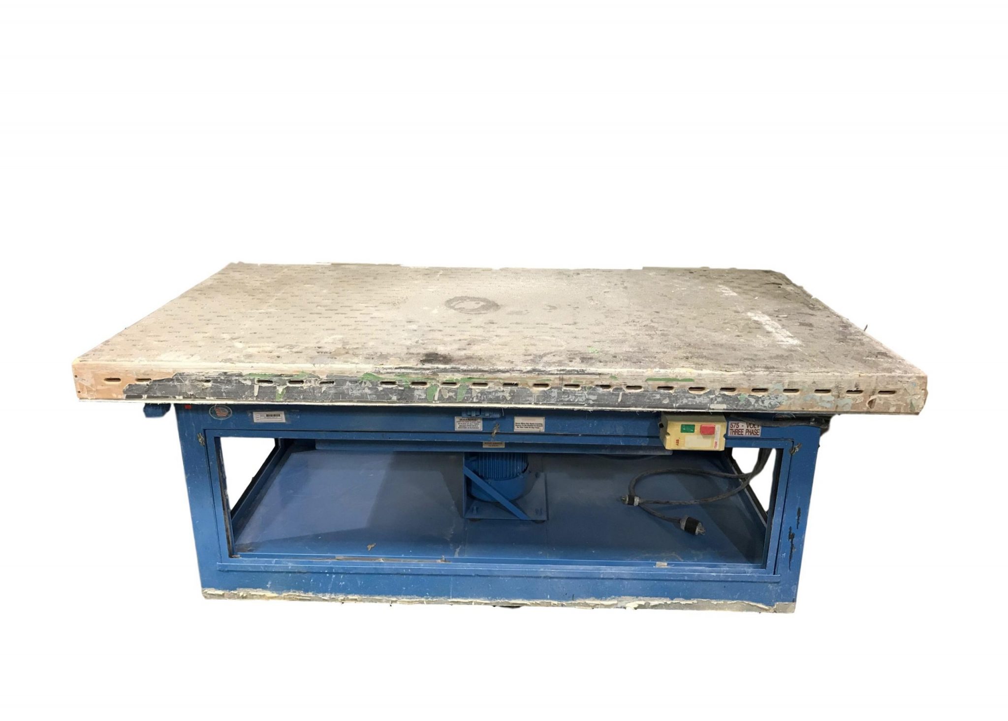 Used Denray 9600 96 x 48 Down Draft Table – Coast Machinery Group
