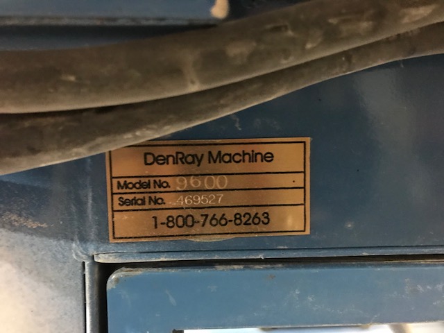 Used Denray 9600 96 x 48 Down Draft Table – Coast Machinery Group