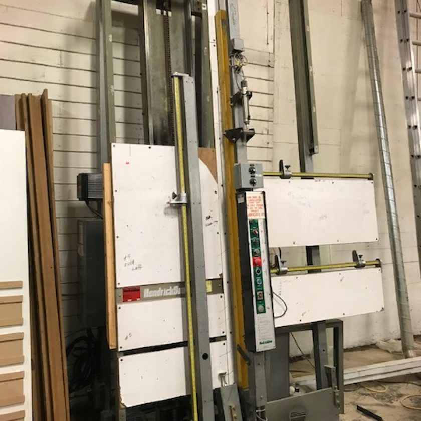 Used Hendrick Saw- Vertical Panel Saw – Coast Machinery Group