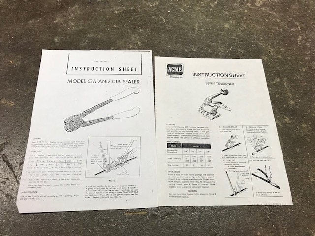 Used ACME Strapping Set – Coast Machinery Group