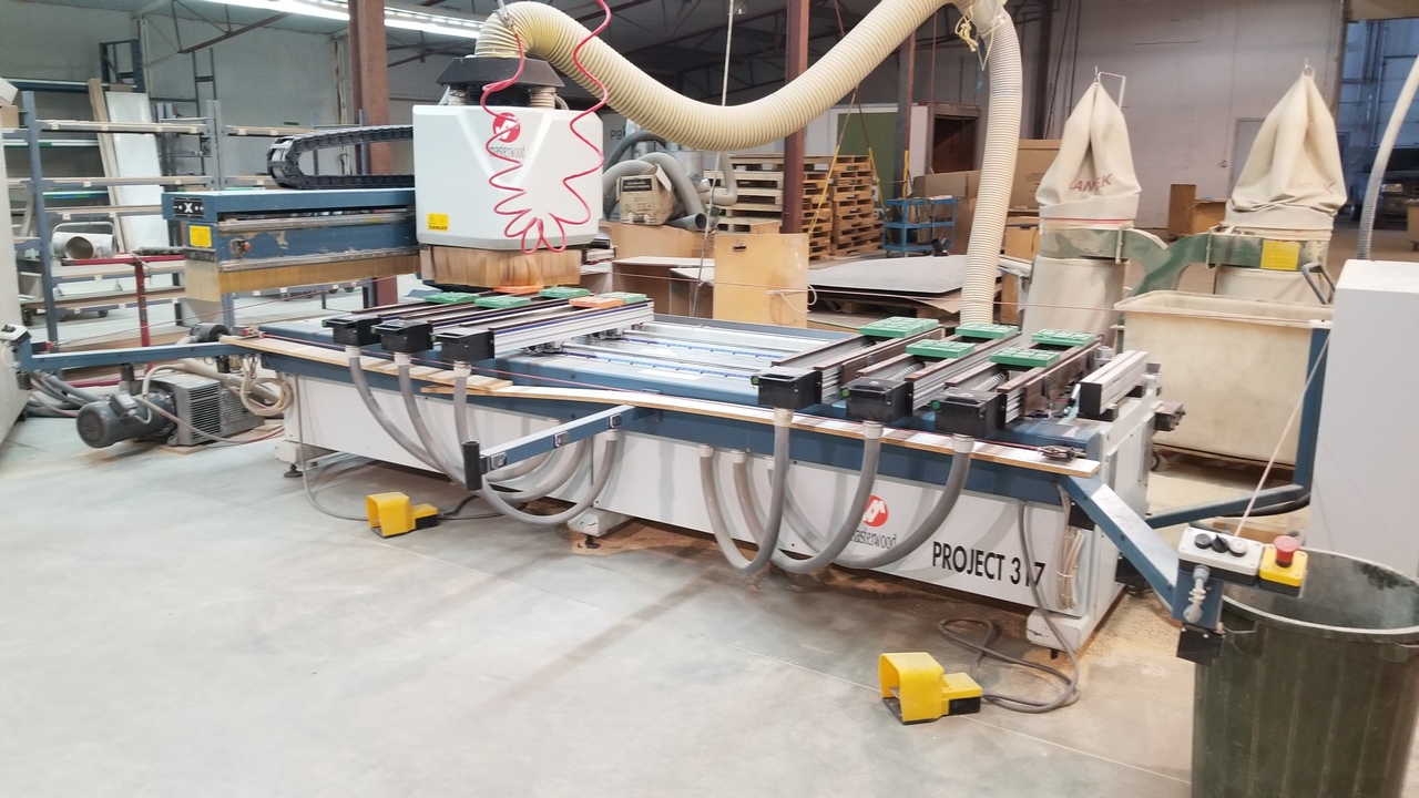 Used Masterwood PROJECT 317 Heavy Duty CNC Pt. to Pt. Machining Center ...