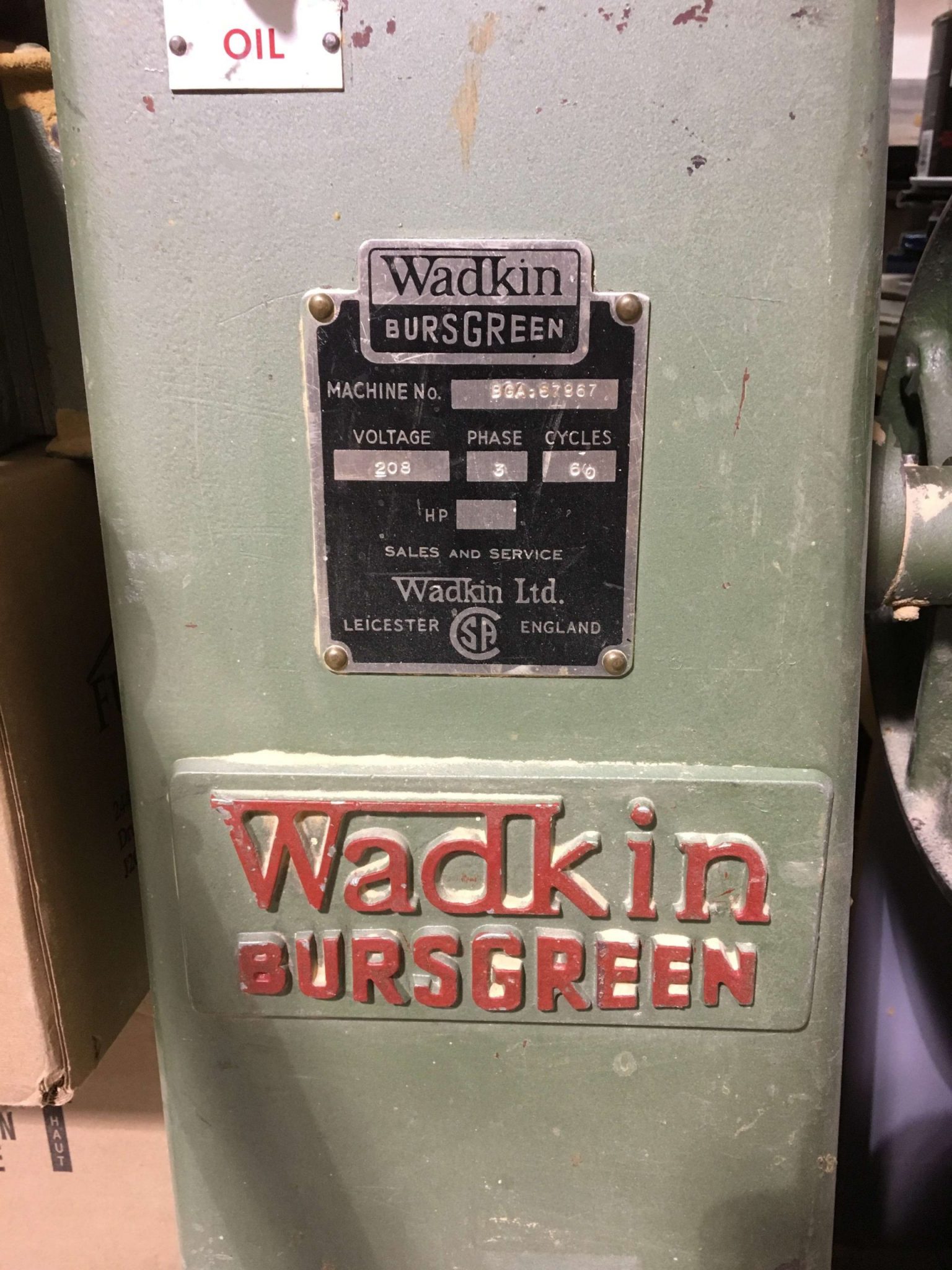 Used Wadkin Bursgreen Bga Stroke Sander Coast Machinery Group