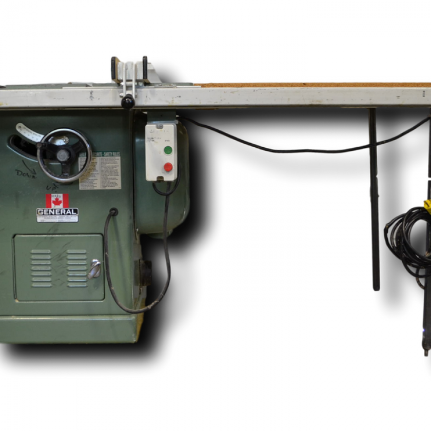 Used GENERAL 350 10" TABLE SAW, W/ GENERAL FENCE – Coast Machinery Group