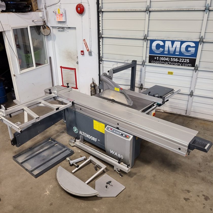 Used Altendorf WA-80 Sliding Saw – Coast Machinery Group