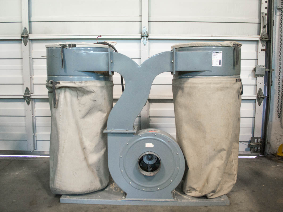 Used Cantek 3HP Double Bag Dust Collector – Coast Machinery Group