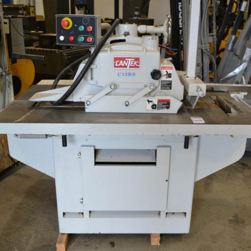 Used Cantek Straight Line Rip Saw – Coast Machinery Group