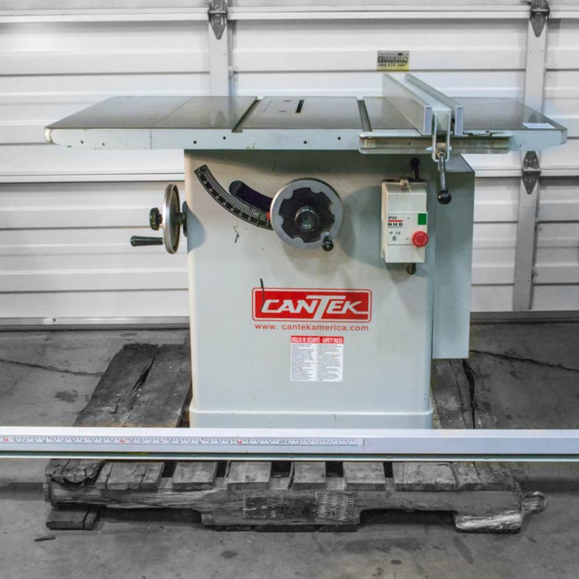 Used Cantek TA12 12" Tilting Table Saw – Coast Machinery Group