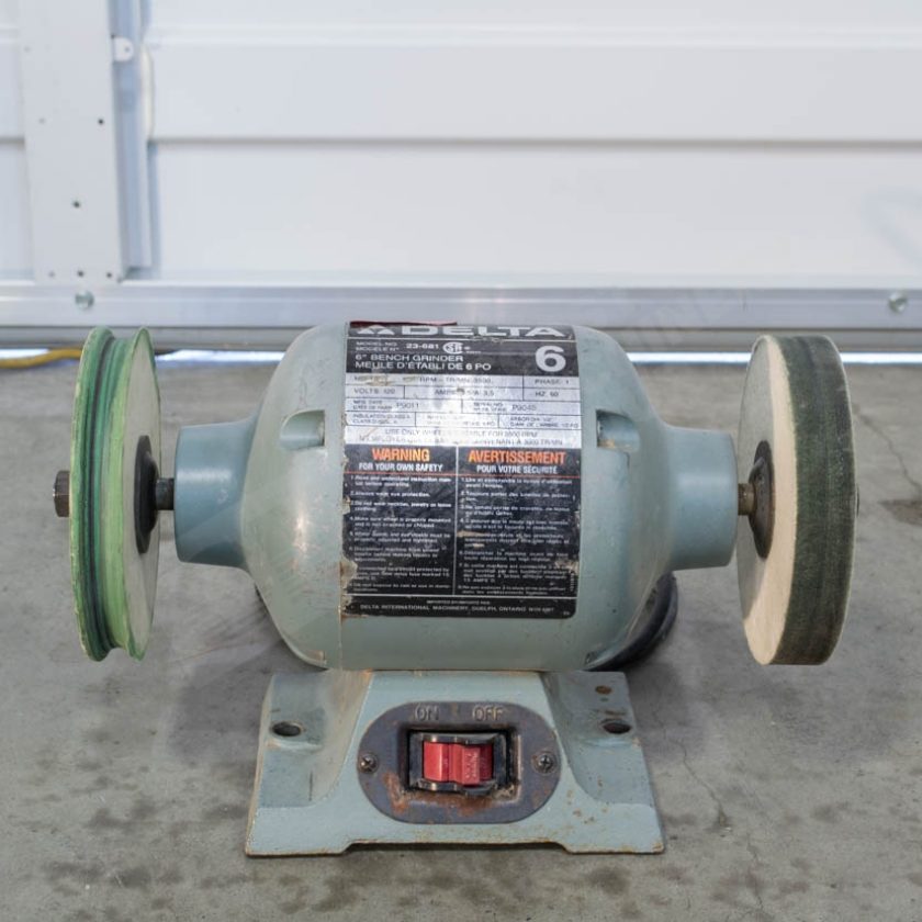 Used Delta 23-681 6" Bench Grinder – Coast Machinery Group