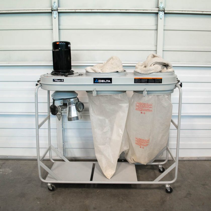 Used Delta 2HP 50-761 4-Bag Dust Collector – Coast Machinery Group