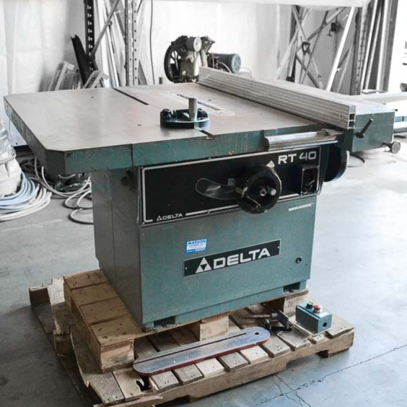Used Delta Invicta RT40 16in Tilting Arbor Saw – Coast Machinery Group
