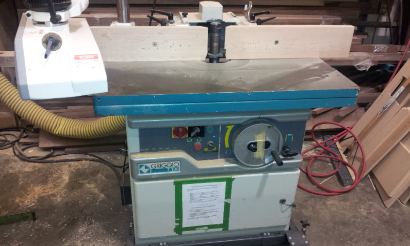 Used Griggio T100 MY1 heavy duty spindle moulder – Coast Machinery Group