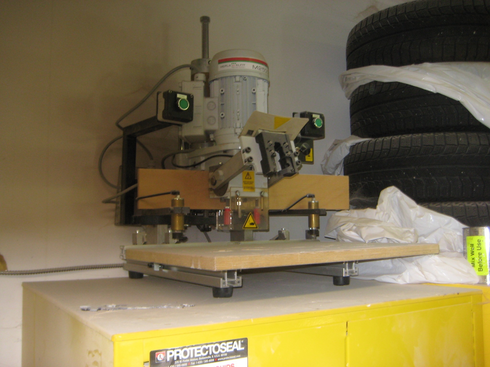 Used Mepla M2500 Veneer Stitcher – Coast Machinery Group