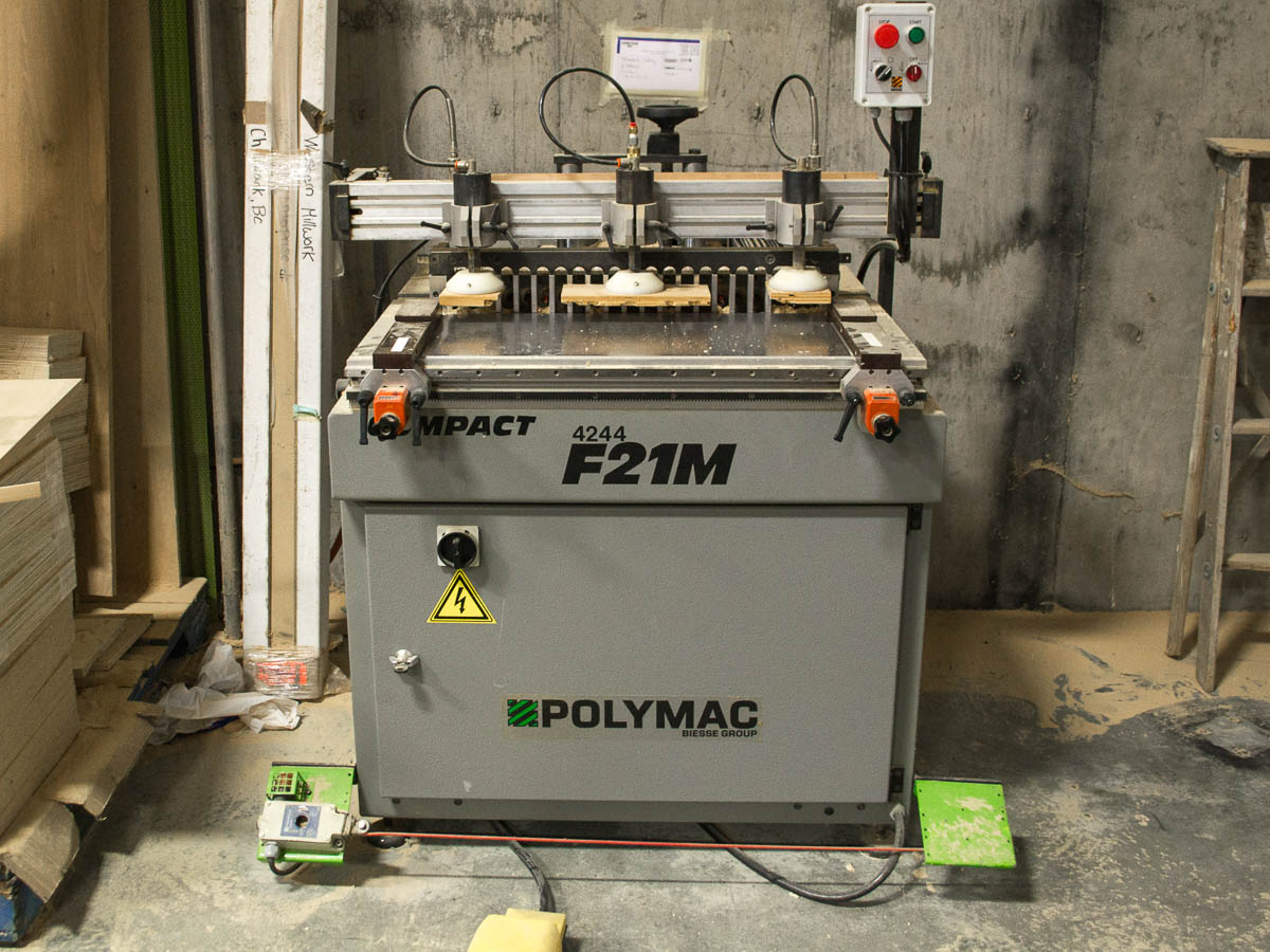 Used Polymac F21M Single Head Boring Machine – Coast Machinery Group