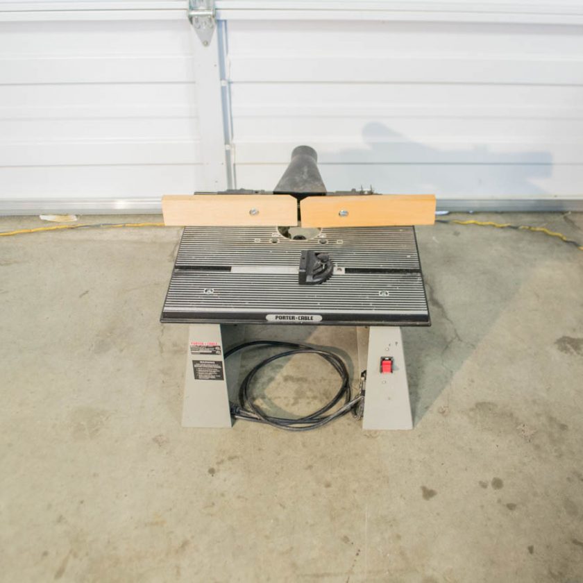 Used PORTER-CABLE Bench Top Router Table – Coast Machinery Group