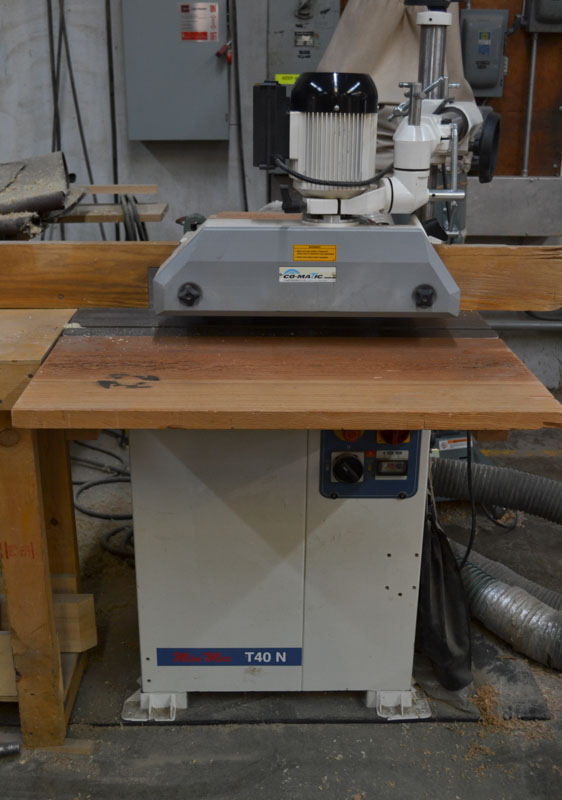 Used SCM Minimax T40N Vertical Spindle Shaper – Coast Machinery Group